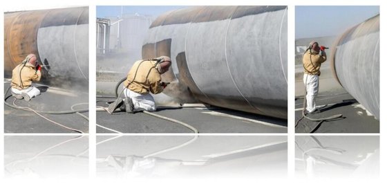 Garnet Sand mesh 30/60 for Sandblasting: Natural Abrasive medium, Mohs 7.0-7.5,Sa2.5-3