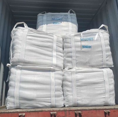 waterjet cutting Abrasive medium Almandine rock Garnet sand mesh 60 HS code 25132000