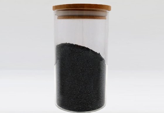 Black Copper slag black Iron-silicate black pearls sand mesh 20/40 for sandblasting medium