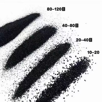 Black Copper slag black Iron-silicate black pearls sand mesh 20/40 for sandblasting medium