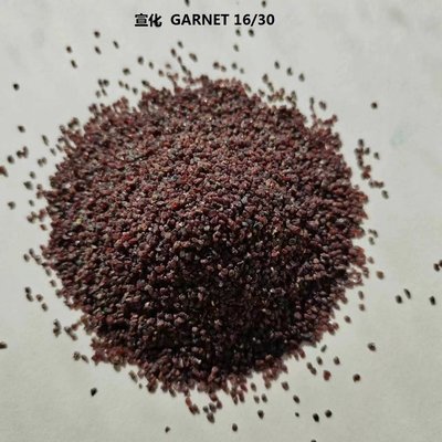 Garnet Sand mesh 16/30 Abrasive for Sandblasting: Natural Abrasive medium, Mohs 7.0-7.5, Sa2.5-3