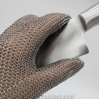 Butcher chainmail glove ring mesh chain mail mesh auti-cutting safety gloves S M L XL XXL