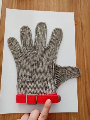 Stainless steel CUT RESISTANT  GLOVES ring mesh chain mail mesh auti-cutting safety gloves S M L XL XXL