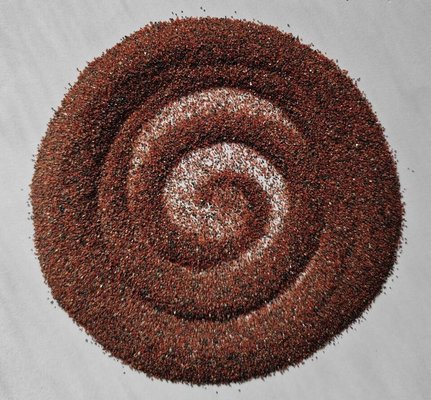 Garnet Sand mesh 30/60 for Sandblasting: Natural Abrasive medium, Mohs 7.0-7.5, Sa2.5-3