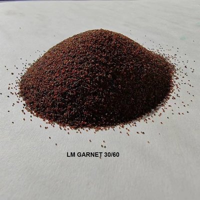 Sandblasting GARNET 30X60 30/60 MESH : Natural Abrasive medium, Mohs 7.0-7.5, Sa2.5-3