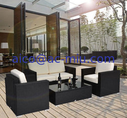 China Outdoor Rattan Wicker Sofa Sectional Patio Garden Furniture supplier