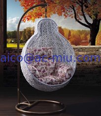 China Rattan swing chair hanging chair patio swing egg chair swing supplier