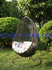 China Hanging swing chair /rattan swing chair supplier