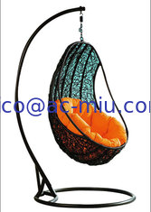 China Hanging swing chair /rattan swing chair supplier