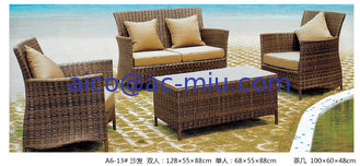 China 2014 Rattan Outdoor Garden Sofa & Table Set supplier