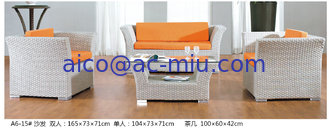 China 2014 Rattan Outdoor Garden Sofa & Table Set supplier
