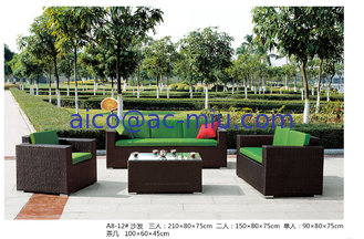 China 2014 Rattan Outdoor Furniture Garden Sofa & Table Set supplier