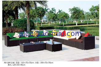 China 2014 Rattan Outdoor Furniture Garden Sofa & Table Set supplier