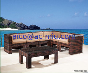 China Outdoor Rattan Wicker Sofa Sectional Patio Garden Furniture supplier