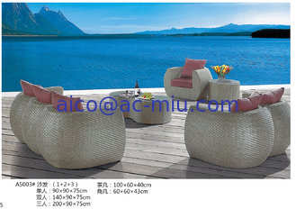 China Outdoor Rattan Wicker Sofa Sectional Patio Garden Furniture supplier