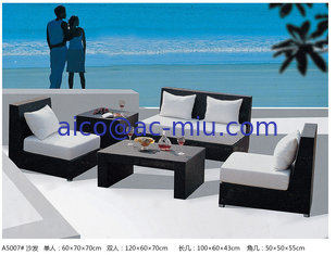 China Outdoor Rattan Wicker Sofa Sectional Patio Garden Furniture supplier