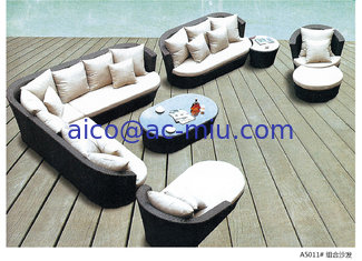 China Outdoor Rattan Wicker Sofa Sectional Patio Garden Furniture supplier
