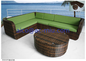 China Hotel sofa Outdoor Rattan Wicker Sofa Patio Garden Furniture supplier