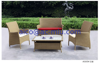 China Hotel sofa Outdoor Rattan Wicker Sofa Patio Garden Furniture supplier
