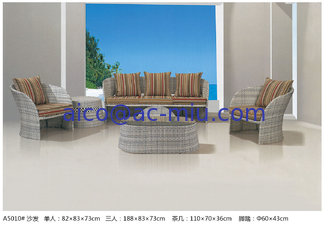 China Hotel sofa Outdoor Rattan Wicker Sofa Patio Garden Furniture supplier