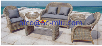 China 2014 PE Rattan Wicker Patio furniture Set supplier