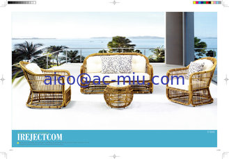China new product hotel rattan sofa garden sofa set wicker outdoor furniture supplier