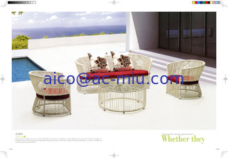 China new product garden rattan sofa set patio outdoor rattan Sofa supplier