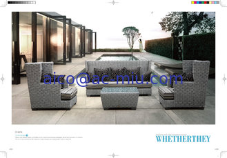 China garden sofa set patio Outdoor Rattan Sofa hotel sofa supplier