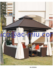 China China outdoor house tent outdoor square gazebos rattan canopies 1102 supplier