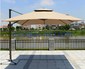 China yard umbrellas strong used patio furniture khaki supplier