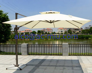 China 2.5m sun umbrellas used patio advertising umbrellas white supplier