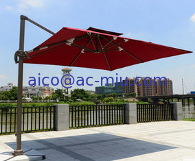 China 3m sun umbrellas used patio advertising umbrellas red supplier