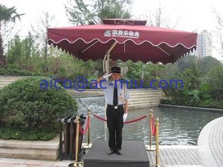 China 2.5 sun umbrellas used patio advertising umbrellas with logo supplier