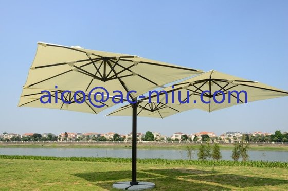 2.5m  four head sun umbrella hotel umbrella beach umbrellas garden umbrella supplier