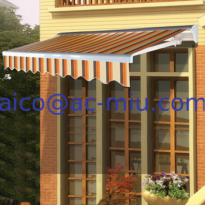 Window awnings outdoor balcony porch awning carport Sun Shade Aluminium Frame Canopy Retractable Awning A01 supplier