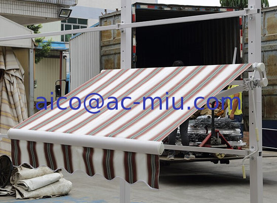 Popular Window awnings outdoor balcony porch awning Sun Shade Aluminium Frame Canopy carport Retractable Awning A02 supplier