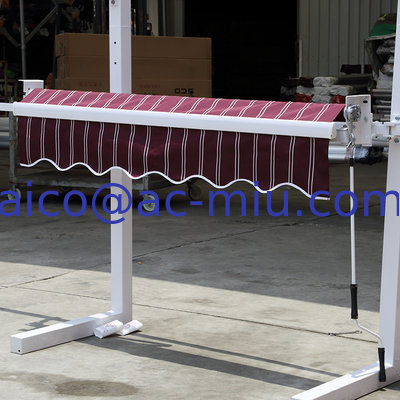 Popular Window awnings outdoor balcony porch awning Sun Shade Aluminium Frame Canopy carport Retractable Awning A04 supplier