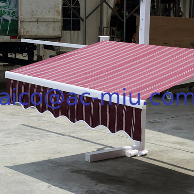 Popular Window awnings outdoor balcony porch awning Sun Shade Aluminium Frame Canopy carport Retractable Awning A04 supplier