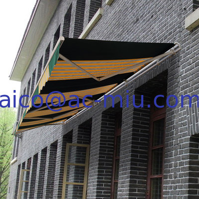 Popular Window awnings outdoor balcony porch awning Sun Shade Aluminium Frame Canopy carport Retractable Awning B02 supplier
