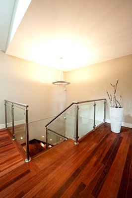 Stainless Steel Deck Glass Railing/ Balcony Glass Balustrade Interior Railing Design