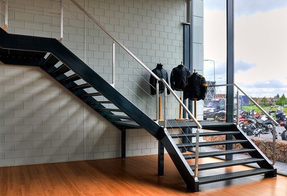 Interior railing design stainless steel cable railing for the stair wire railing