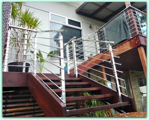Stainless steel rod railing baluster inox for stair rod tube railing design