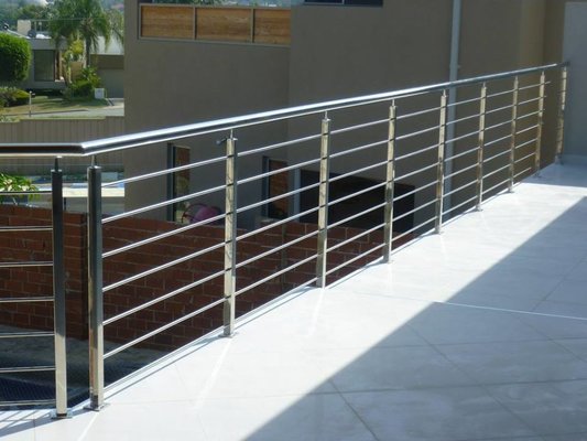 House stainless steel balcony railing design & stainless steel inox rod railing