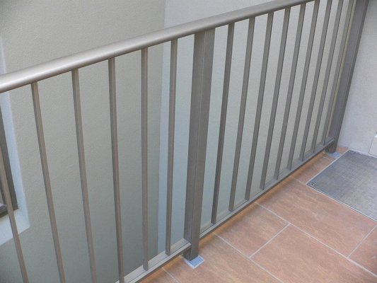 Exterior vertical inox railing stainless steel rod railing design for terrace
