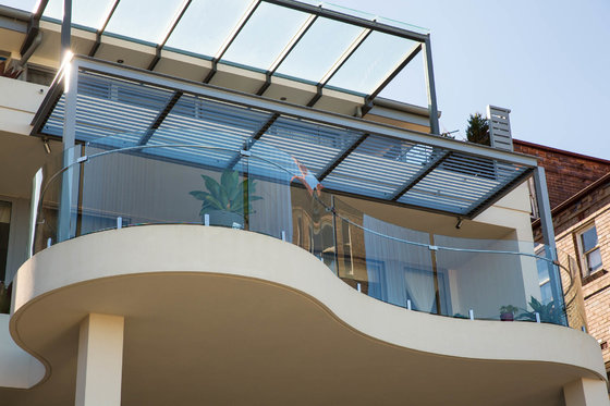 Stainless Steel Spigot Glass Railing / glass balustrade design