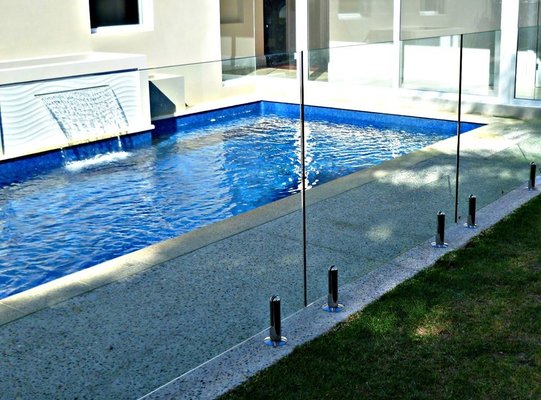 Spigots glass railing frameless glass spigot glass clamp railing for pool fence