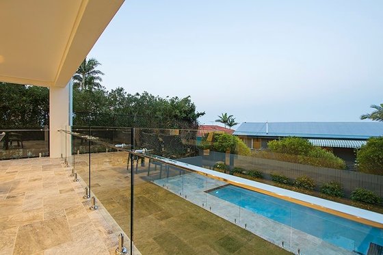 Stainless steel swimming pool spigot glass railing with SGCC & CE certificate