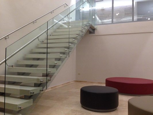316 Stainless steel standoff  50mm adjustable for glass balustrade stair railing