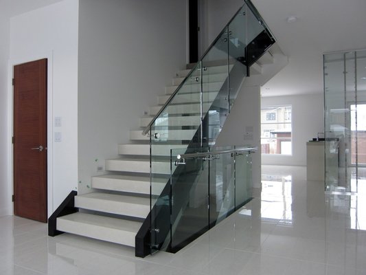316 Stainless steel standoff  50mm adjustable for glass balustrade stair railing