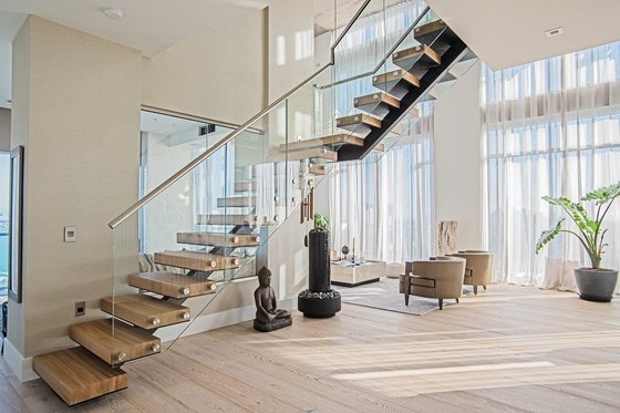 316 Stainless steel standoff  50mm adjustable for glass balustrade stair railing